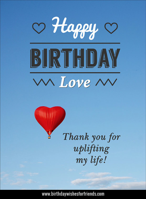 Romantic Birthday Wishes